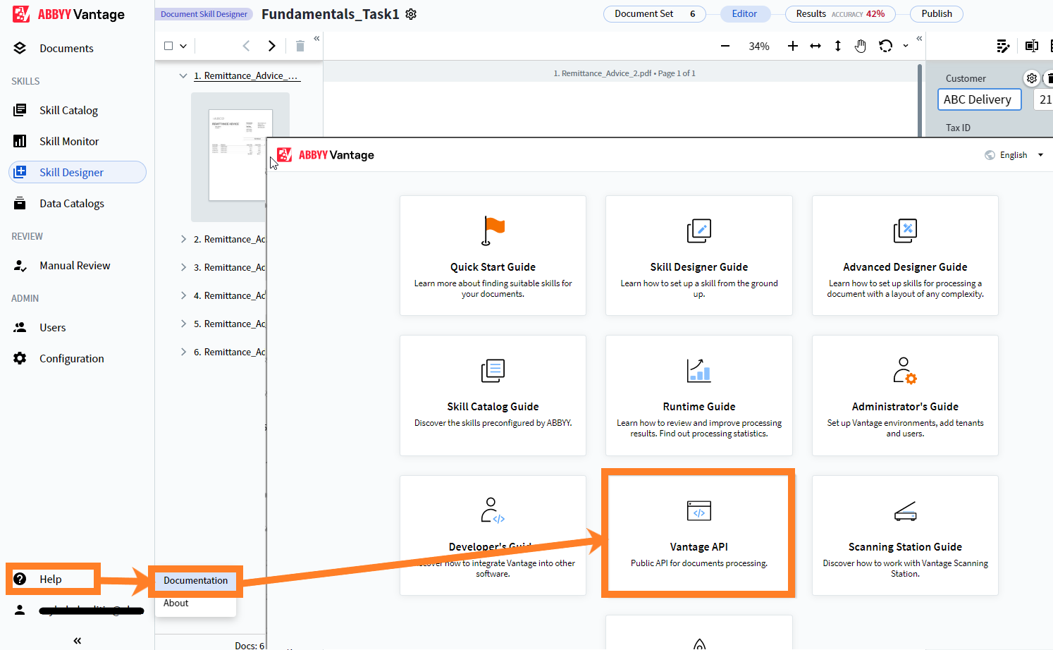 How to get the transaction status via Vantage API – Help Center