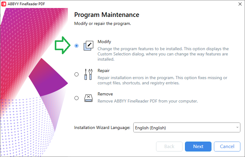 Disabling MS Office integration with FineReader PDF – Help Center