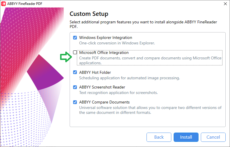 Disabling MS Office integration with FineReader PDF – Help Center