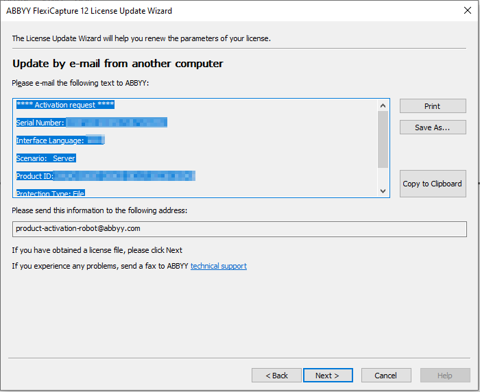 How to update the license in an offline environment? – Help Center