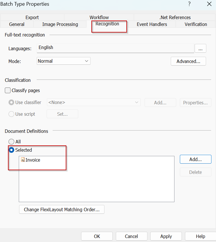 How To Restrict The List Of Document Definitions That Verification Operators Can Use For