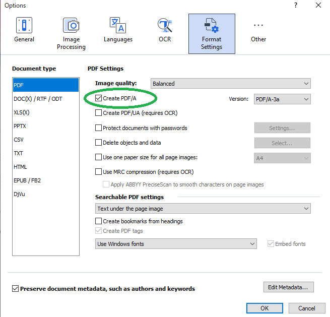 How to preserve the applied (non-Windows Standard) font of the PDF ...