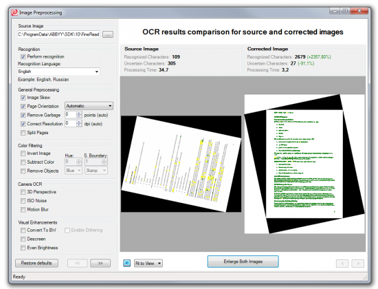 How image preprocessing works in SDK products – Help Center