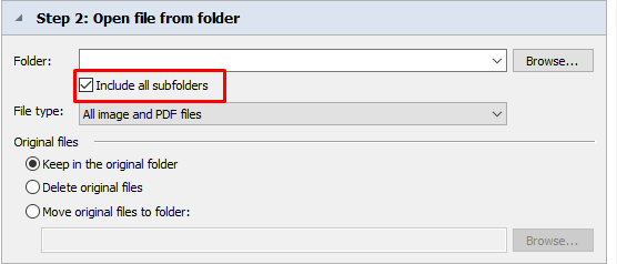 How To Disable Processing Of Files From Subfolders In Hot Folder Help Center